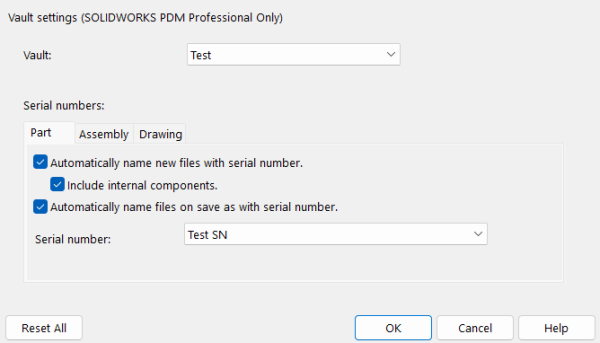 Automatically Naming SOLIDWORKS Files with Serial Number
