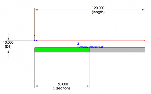 SOLIDWORKS IF Statements in equations to control dimension length