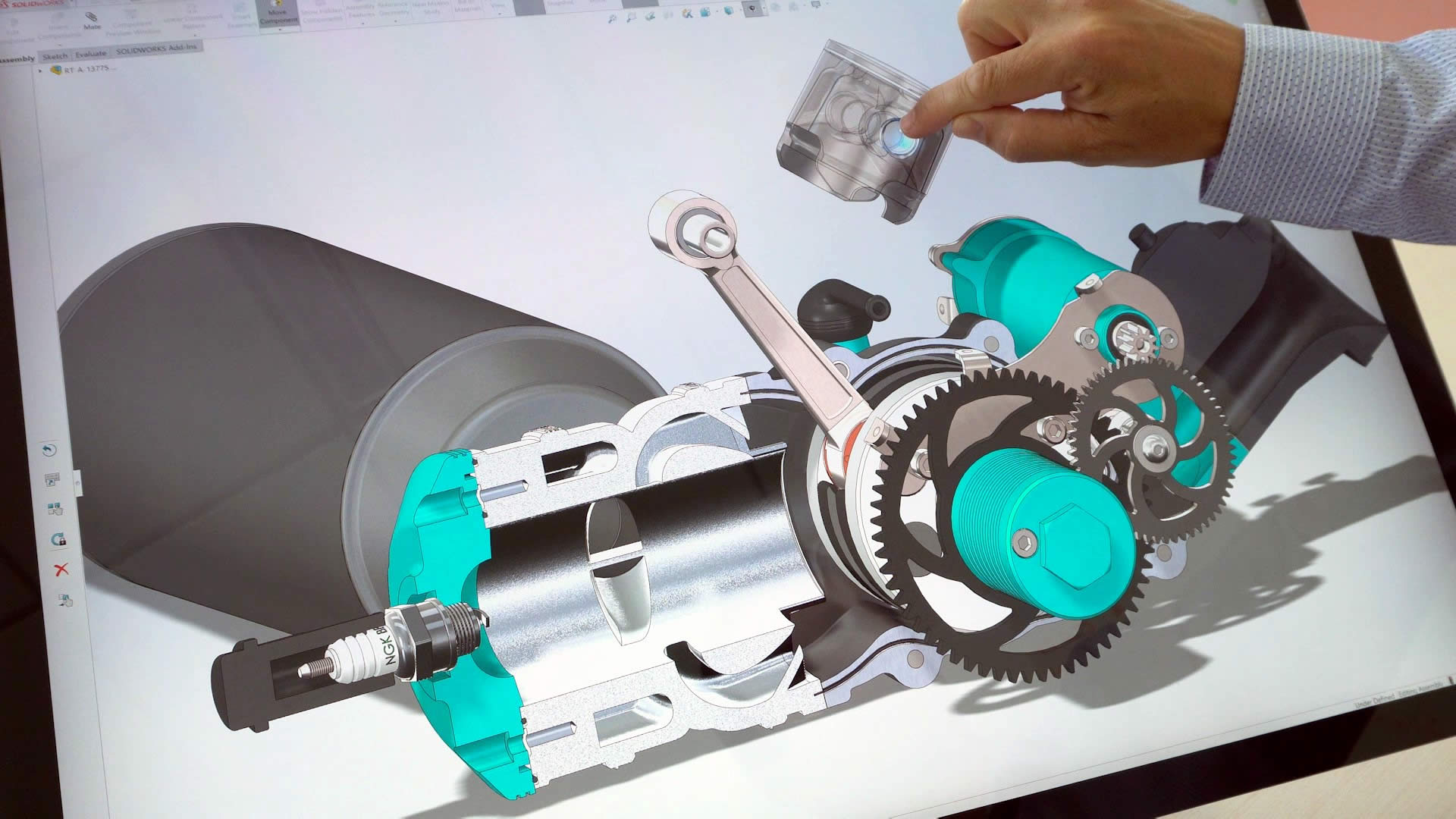 Utilize Touch Mode in SOLIDWORKS for Touchscreen Computers