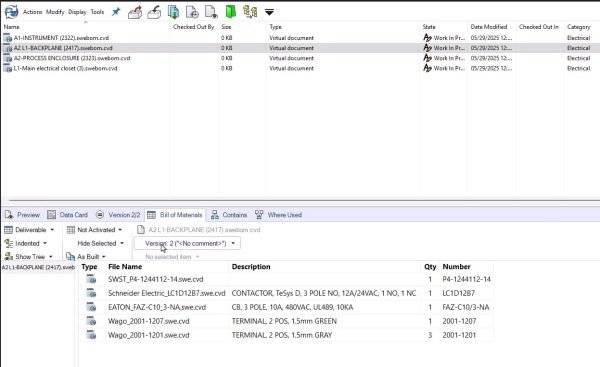 Integrating SOLIDWORKS Electrical with SOLIDWORKS PDM 2025
