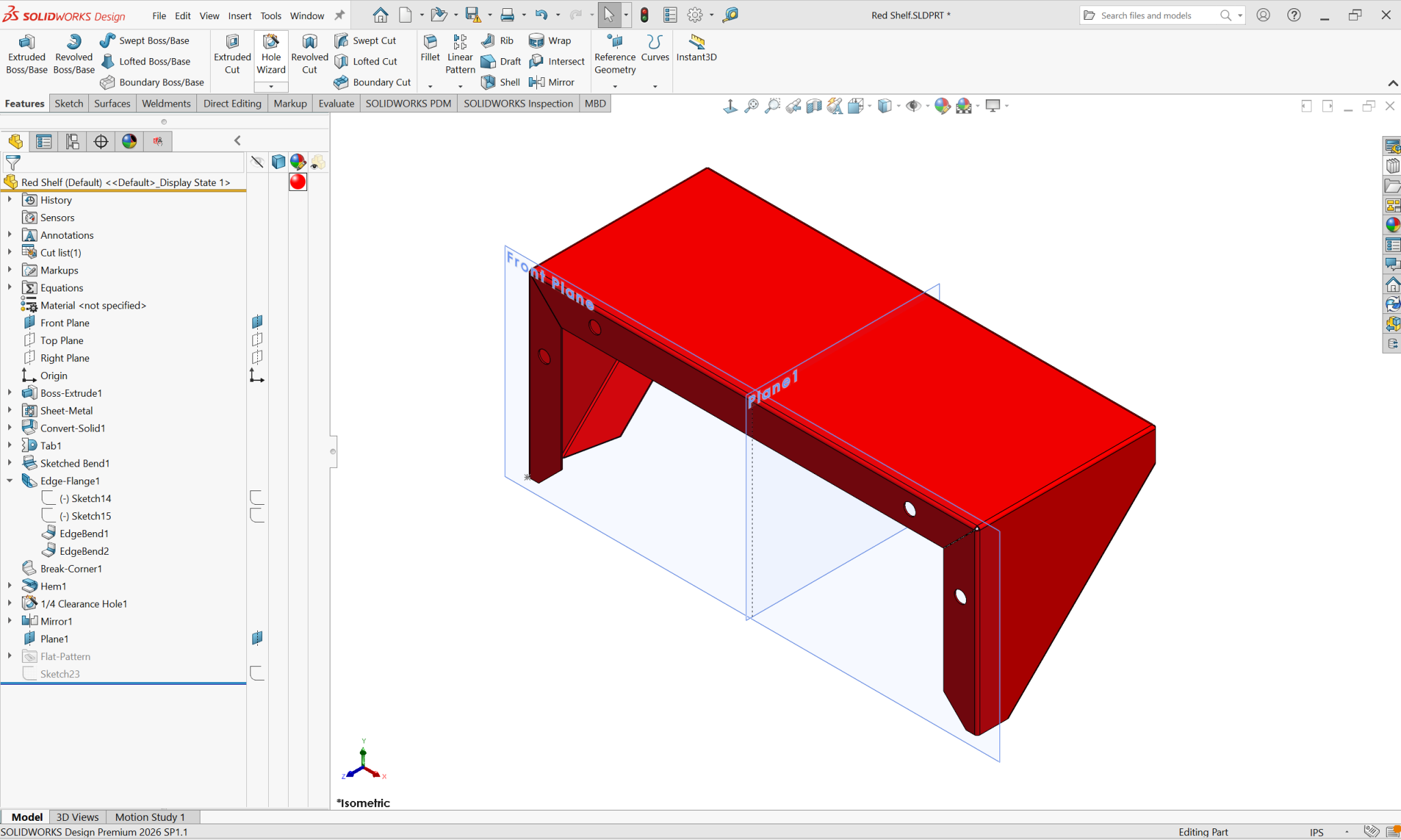 How to Hide and Show Planes in SOLIDWORKS